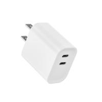 China Dual USB C Port PD Fast Charger Adapter 40W For Apple Watch & IPhone for sale