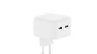 China Dual USB-C Quick Wall Charger 40W Double Port Foldable USBC For IPhone for sale