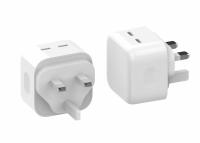China Dual USB-C Quick Wall Charger 40W Double Port Foldable USBC For IPhone for sale