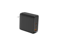 China 65W USB C 3 Port GaN Fast Charger Block Multi Port USB C Wall Charger For MacBook for sale