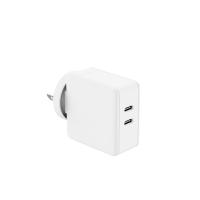 China Multi Port USB C PD Type C Mini GaN Wall Charger Adapter 65W For MacBook Laptop for sale