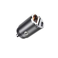 China Mini Pull Ring 45W Car Fast Charger Zinc Alloy PD45W/QC3.0 Flash Charge Multi Function for sale