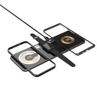 China Magnetic Travel Wireless Charging Station 15W 3 In 1 for IPhone 14/13/12/Pro/Max for sale