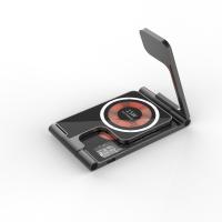 China 4 In 1 Aluminum Body Foldable Magnetic Wireless Charger Stand 15W Fast Charging for sale
