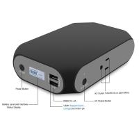 China Laptop Solar Outdoor Power Bank 18000mAh AC/DC 65W With Universal Socket for sale