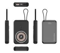China Mini Power Bank Charger Magnetic Wireless PD20W External Battery Fast Charging for sale