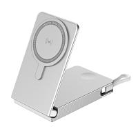 China 3 In 1 Pd Multifunction Power bank Charger Wireless Magnetic 20W 10000Mah for sale