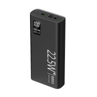 China Custom Logo Mini Power Bank PD 22.5W Fast Charging 20000mah With LED Display for sale