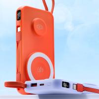 China Sans Fil Magnetic Wireless Charger Mini Power Bank 10000 MAh For IWatch IPhone for sale