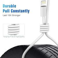 China OEM 2.4A Usb 1m 3ft Data Transfer Cable For Iphone14 13 Pro 12 11 for sale