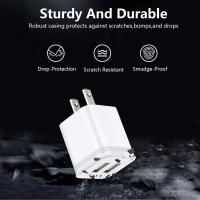 China Dual USB Ports Mini Wall Adapter Charger US Plug 5V 2.4A For Mobile Phone for sale