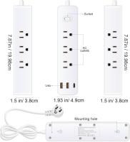 China USB Outlet Desktop Power Strip Universal Socket With Built In Surge Protection for sale