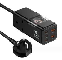 China GaN Fast Wireless Charging Socket Worldwide UK US AU EU Plug In Travel Adapters for sale