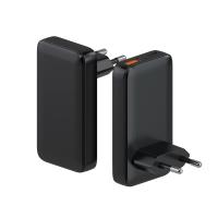 China USB Type C PD Wall GaN Fast Charger 65W US UK Plug Power Adapter QC 3.0 Foldable for sale