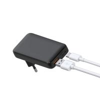 China USB Type C PD Wall GaN Fast Charger 65W US UK Plug Power Adapter QC 3.0 Foldable for sale