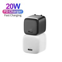China USB C Pd Fast Charger Travel Wall Adapter Type C Foldable 20W For Apple IPhone for sale