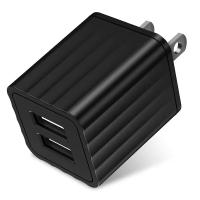 China Dual Port 5v Wall Charger 10.5W Mobile Phone Battery Charger Fireproof for sale