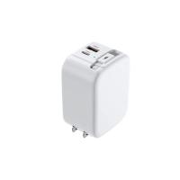 China 45W GaN Fast Charger For Mobile Phone/Ipad/Camera/PDA/MP3 With 3in1 8Pin Ports And Retractable Cables for sale