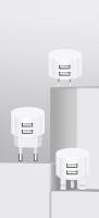 China EU Plug Quick Charge Wall Charger Mobile Phone Charging Mini Adapter Travel Charger For IPhone FOB Port 40*37mm for sale