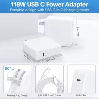 China Powerful 118W USB C Charger For All Your Devices MacBook Pro/Air IPad Pro Samsung Galaxy And More Includes Charge Cable for sale