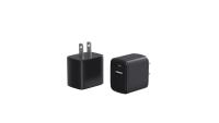 China Custom Logo US Plug 30W Fast Charging Charger Dual Port USB Type C Mobile Phone Charger PD Power Adapter for sale