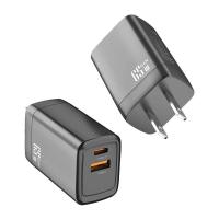 China 65W GaN Charger PD Fast Charging Power Adapter Usb c Charger CE FCC RoHS Certified Multi Function Universal Usb Chargers for sale