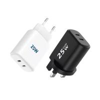 China Factory Direct PD 25w Charger KR UK EU US Plug 20W 25W USB C Chargers 5V3A Portable Mobile Phone 25w GaN Fast Charger Type C for sale