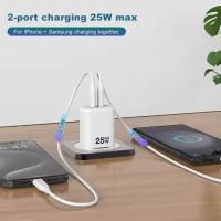 China Factory Direct PD 25w Charger KR UK EU US Plug 20W 25W USB C Chargers 5V3A Portable Mobile Phone 25w GaN Fast Charger Type C for sale