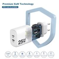 China Factory Direct PD 25w Charger KR UK EU US Plug 20W 25W USB C Chargers 5V3A Portable Mobile Phone 25w GaN Fast Charger Type C for sale