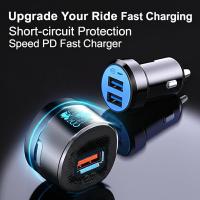 China Upgrade Your Ride Fast Charging Car Chargers with Short-circuit Protection and speed PD Fast Charger for sale