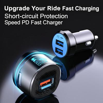 China Upgrade Your Ride Fast Charging Car Chargers with Short-circuit Protection and speed PD Fast Charger for sale