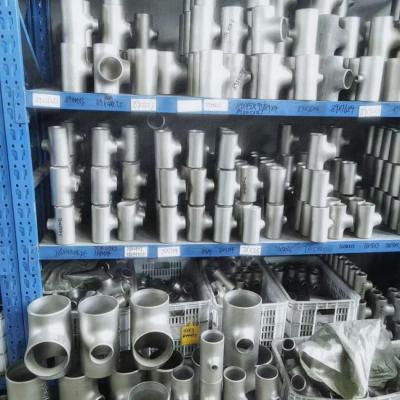 China Nickel Alloy Pipe Fittings Inconel 625 UNS N06625 Heat-resistant Nickel-based Alloy Equal Tee for sale