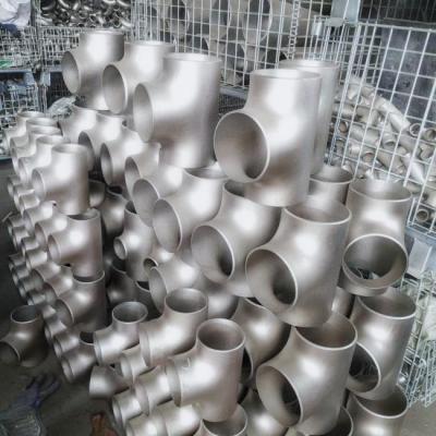China Inconel 600 Equal Tee UNS N06600 Nickel Alloy Pipe Fitting High Temperature Resistant Corrosion Resistant Equal Tee for sale