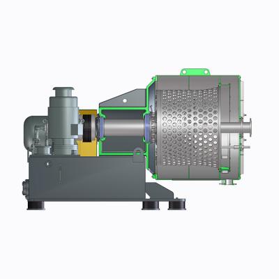 China Double Stage Salt Pusher Centrifuge 5-50L Capacity 0-3000rpm Automatic PLC Control for sale