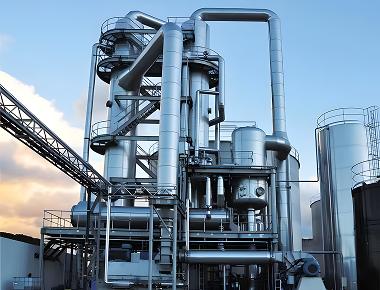 China Ethanol Crystallizer MVR SS316L Single Effect Falling Film Evaporator for sale