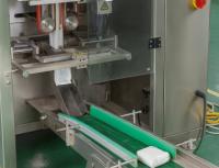 China Clean Salt Packaging Machine with Inline Verification & Metal Detection for Small Retail Pouches - Vertical Form Fill Seal System for sale