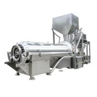 China Continuous Two-Stage Pusher Centrifuge System for Salt Crystal Separation and Dewatering with 150 µm Crystal Size and 25-65 wt% Feed Solids for sale