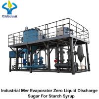 China Industrial Mvr Evaporator Zero Liquid Discharge Sugar For Starch Syrup for sale