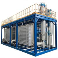 China Wheat Straw Pulp Evaporation Station With Five Effect Pillow Plate Evaporator for sale
