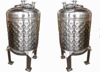 China SS316L 2000L Pillow Plate Jacketed Tank for Beer Fermentation - 3mm Base Plate, 250cm Length for sale