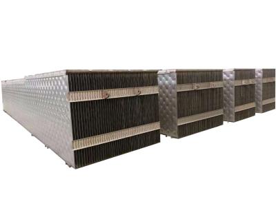 China SS304 Laser Welded Dimpled Plate Heat Exchanger 2.5x2.5m for Vacuum Salt Processing Systems for sale