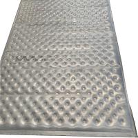 China Nickel White Stainless Steel Dimple Plate Heat Exchanger - SUS304/SUS316 Grades, Custom Length for Storage Tanks for sale