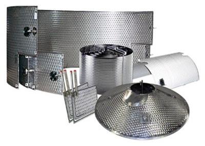 China Stainless Steel Industrial Pillow Plate Heat Exchanger for Sugar Refinery Custom Length for sale