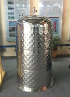 China GMP Stainless Steel Juice Cooling Storage Tank with Jacket - 150L Capacity, 1.6M Height, Food Grade 316L for sale