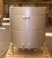 China 1000L Pillow Plate Jacket Tank , Wine Jacketed Storage Tank for sale