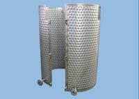 China Polished 300L Pillow Plate Jacket Tank For Solvent for sale