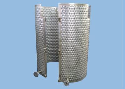 China Food Grade 500L Ethanol Cooling Jacketed Vessel - Stainless Steel 316L Laser Welded Tank with 1.6M Height for sale