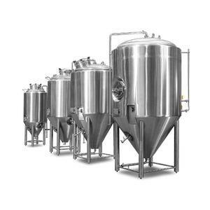 China Laser Welded SS316L Pillow Plate Beer Tank - 1000L Capacity, 5m Height, Food Grade Construction for sale