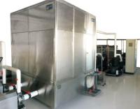 China GMP Standard Laser Welding Beer Falling Film Chiller for sale