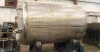 China Vertical -40 C Pillow Plate Jacket Tank For Cooling Ethanol for sale